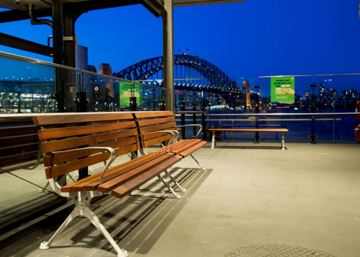 Circular Quay Ferry Wharf - Street Furniture Australia