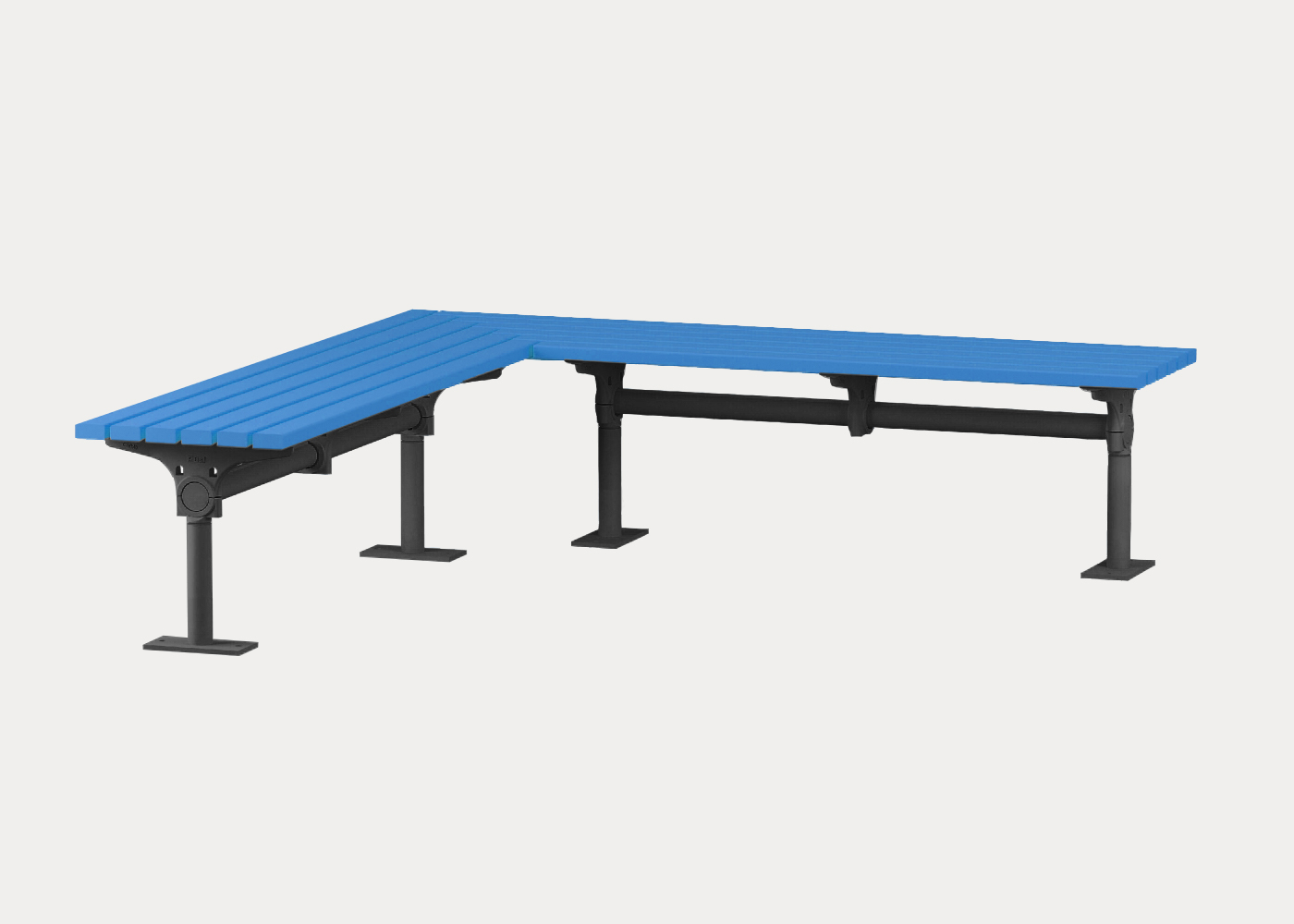 Mall Slim Bench | Street Furniture Australia