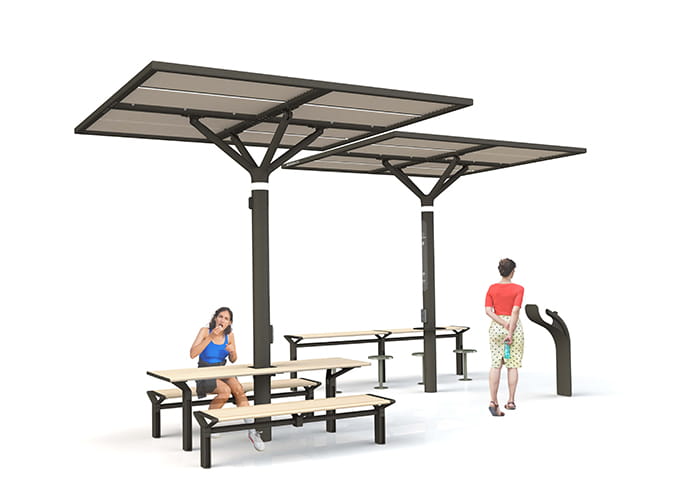 Aria Table - Street Furniture Australia